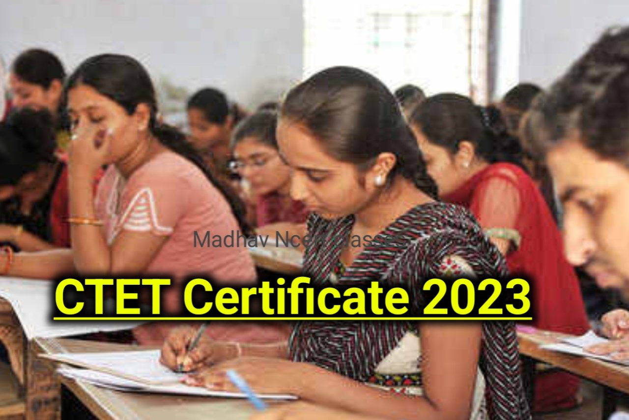 CTET certificate 2023 - How to Download CTET certificate or original ...
